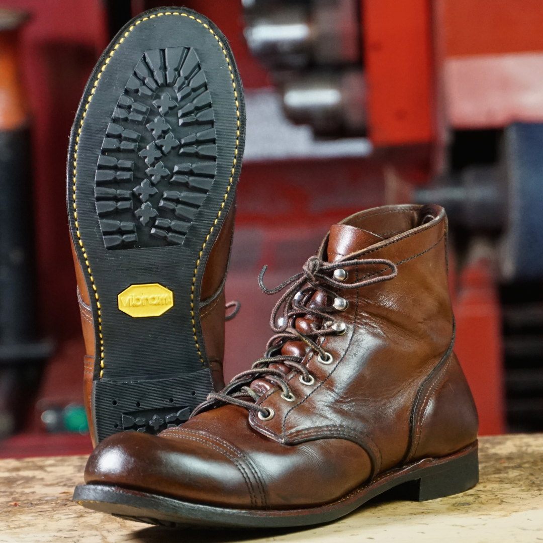 Red Wing Boots: Vibram #430 Iron Rangers Resole Package – KWShoeRepair