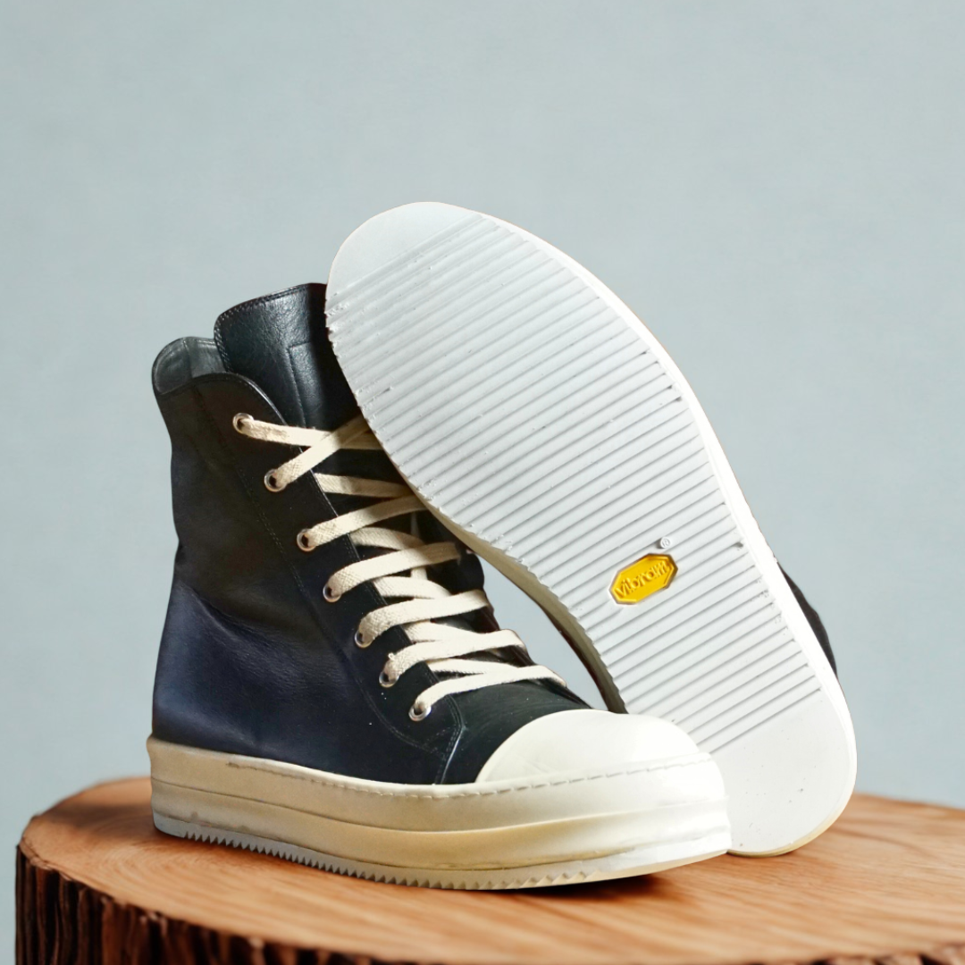 Rick Owens Original Design Resole – Premium Leather & Mini Ripple Sole ...