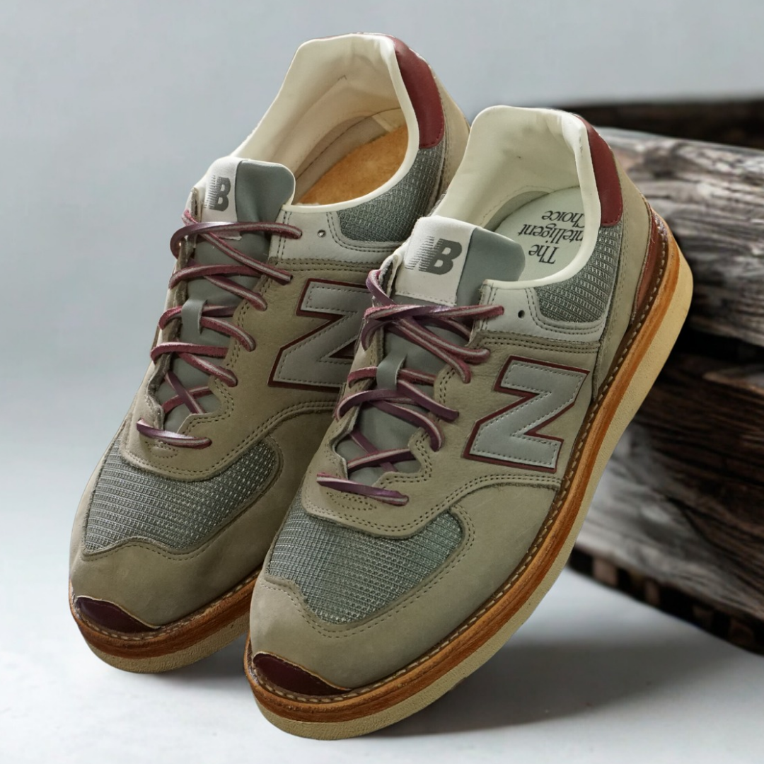 Custom New Balance Sneakers Recrafted with Goodyear Welt & Vibram Soles ...